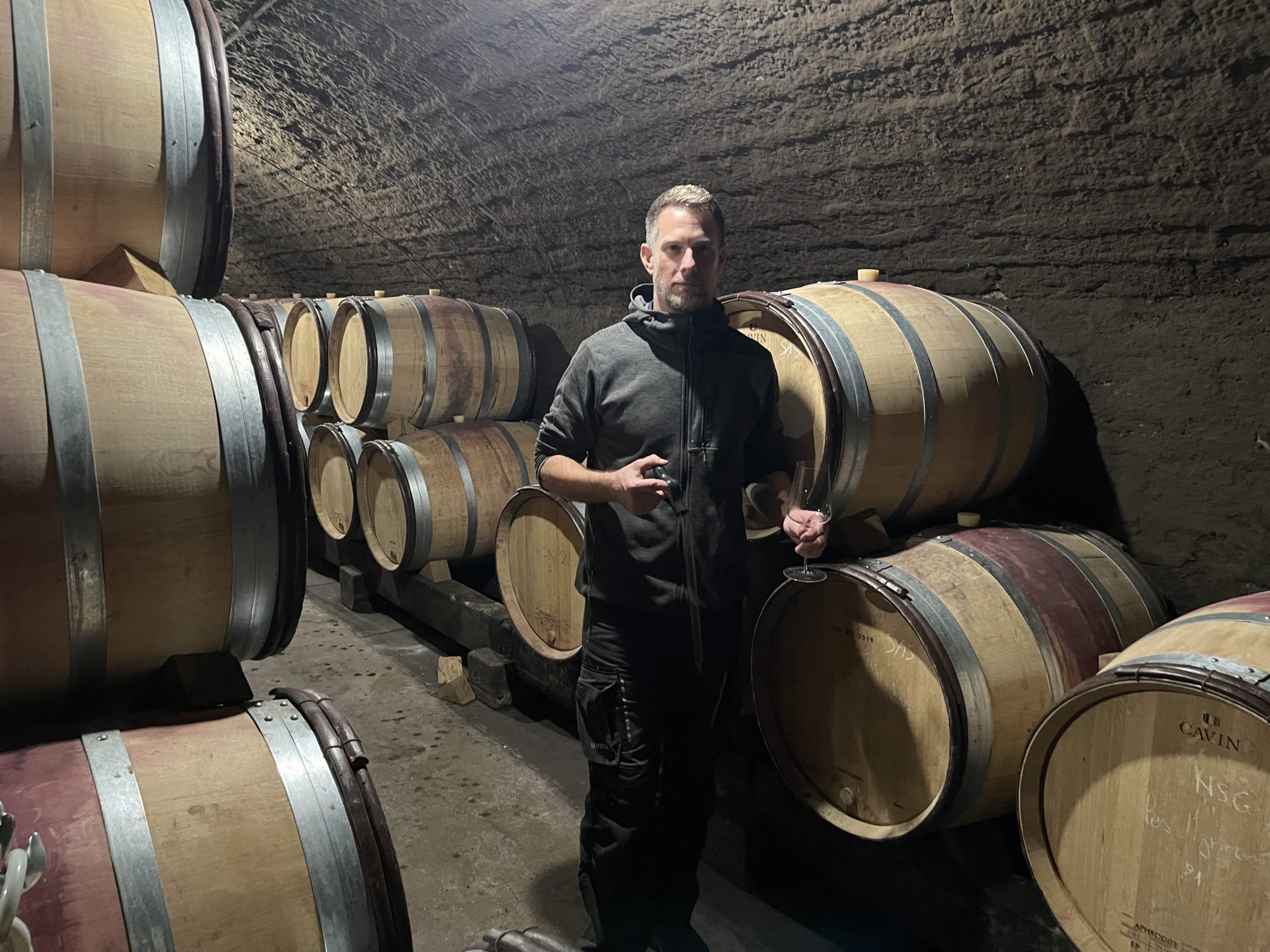 Visit to Domaine Georges Noëllat - Tasting the 2021s from Cask