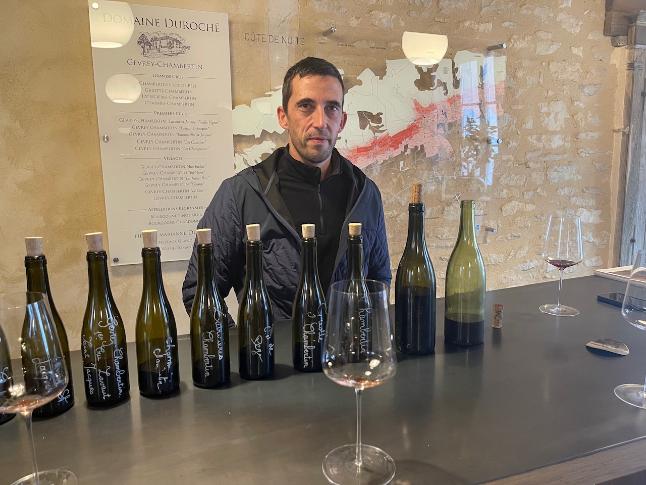 Visit to Domaine Duroché - Tasting the 2022s